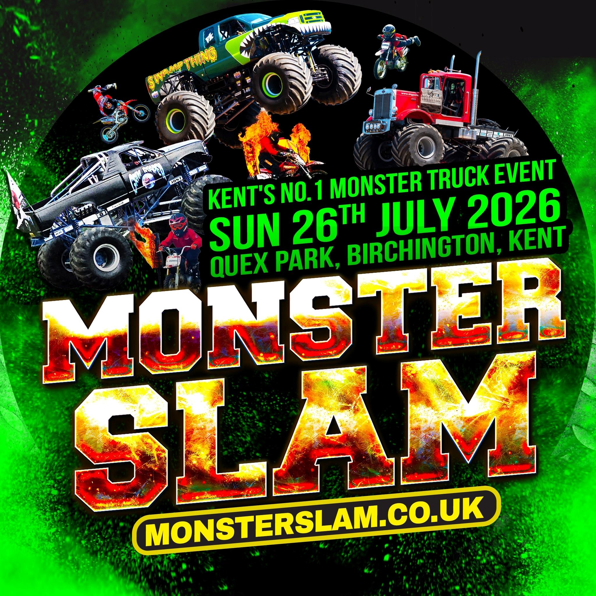 Monster Slam 2026, Quex Park, Birchington