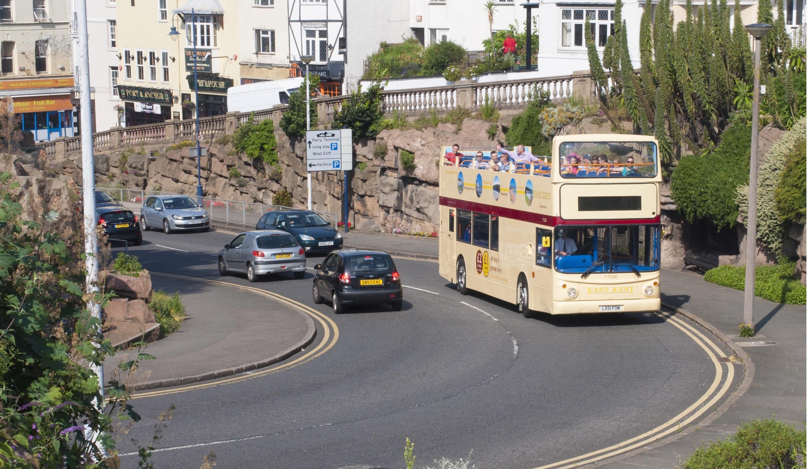 Thanet Open Top Bus Service between Ramsgate and Broadstairs