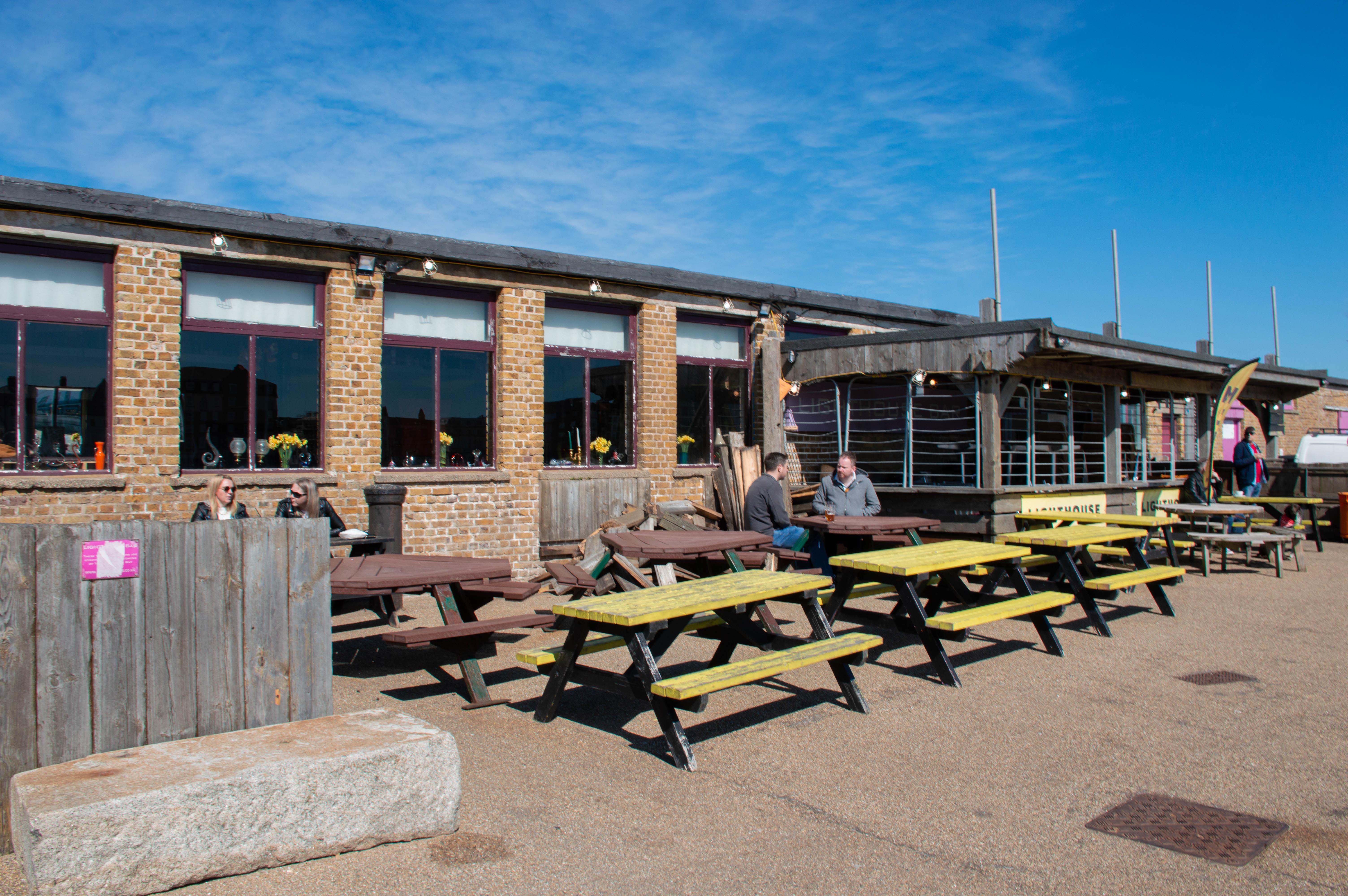 The Lighthouse Bar on Margate Harbour Arm